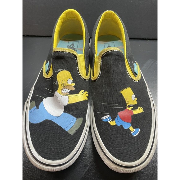 Vans | Shoes | Vans The Simpsons Slip On Homer Bart Skate Shoes Mens 6 ...